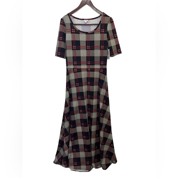 LuLaRoe | Dresses | Lularoe Ana Womens Fit Flare Floor Length Maxi ...